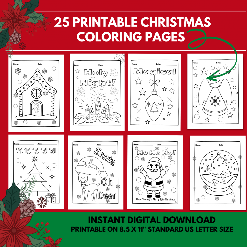 Christmas Printables For Elementary Students | Learn Grow Aspire