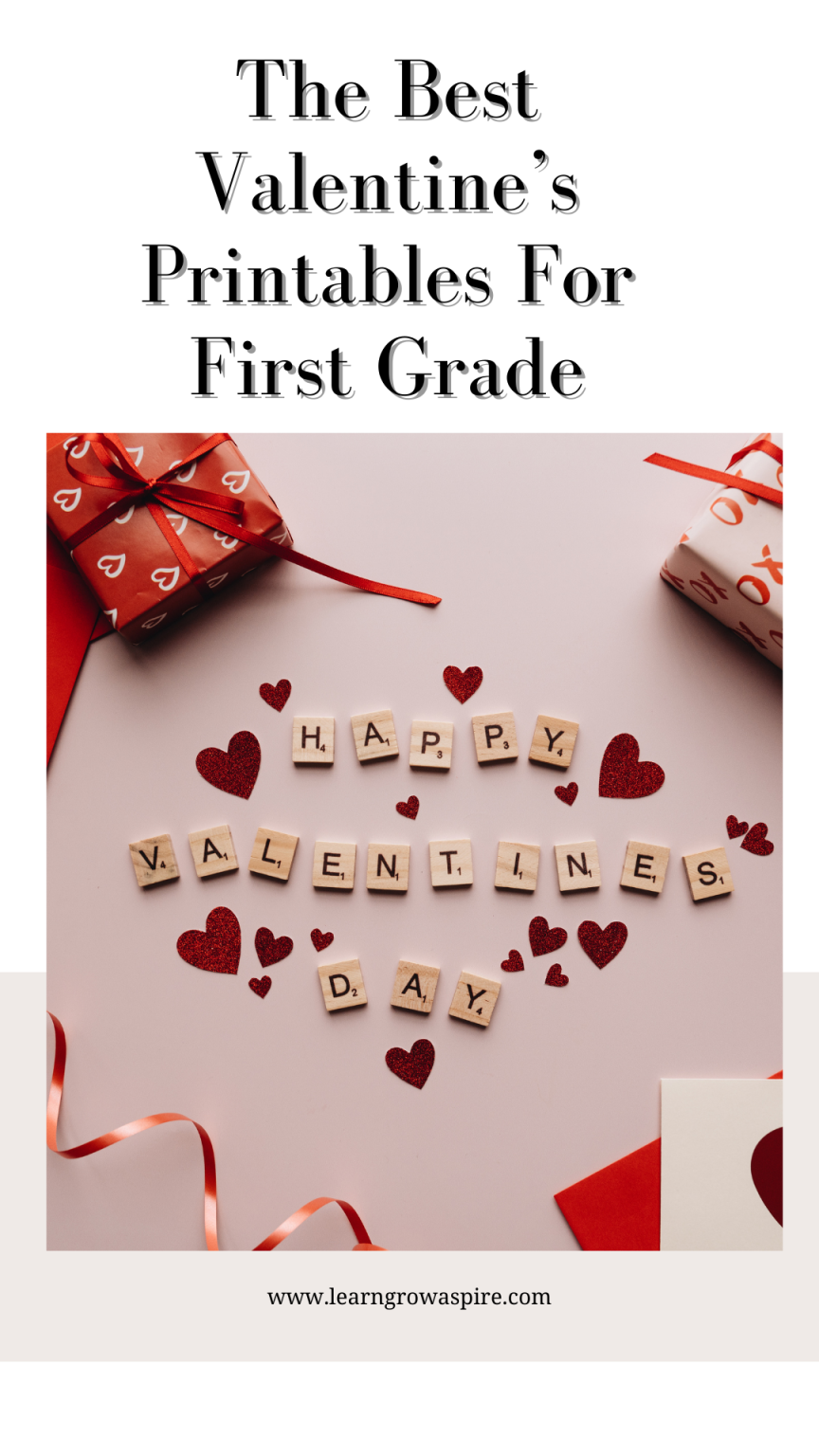 First Grade Valentine's Day Activities (Printable PDFs)