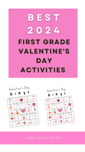 First Grade Valentine's Day Activities (Printable PDFs)