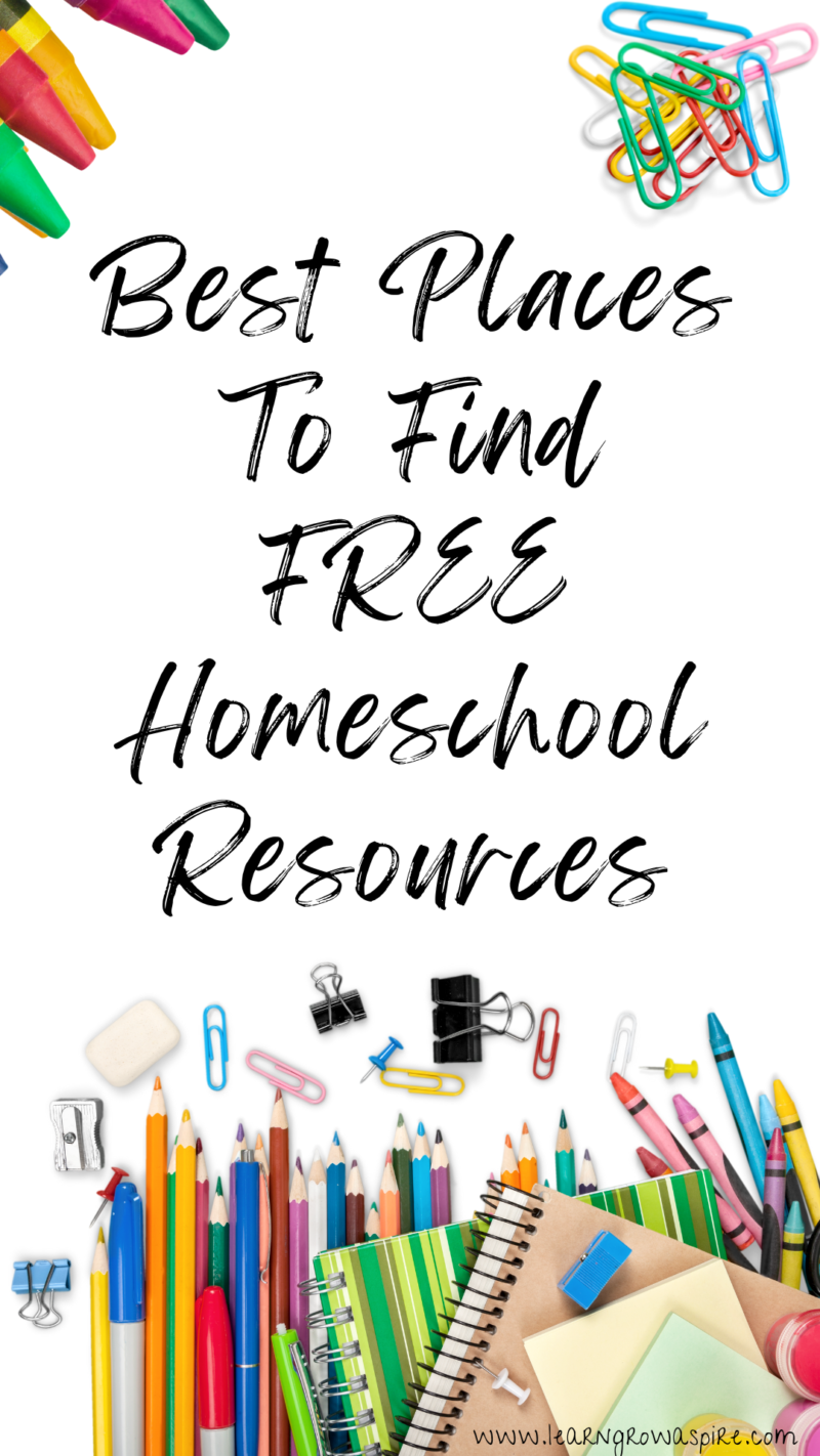 Best Places To Find FREE Homeschool Resources