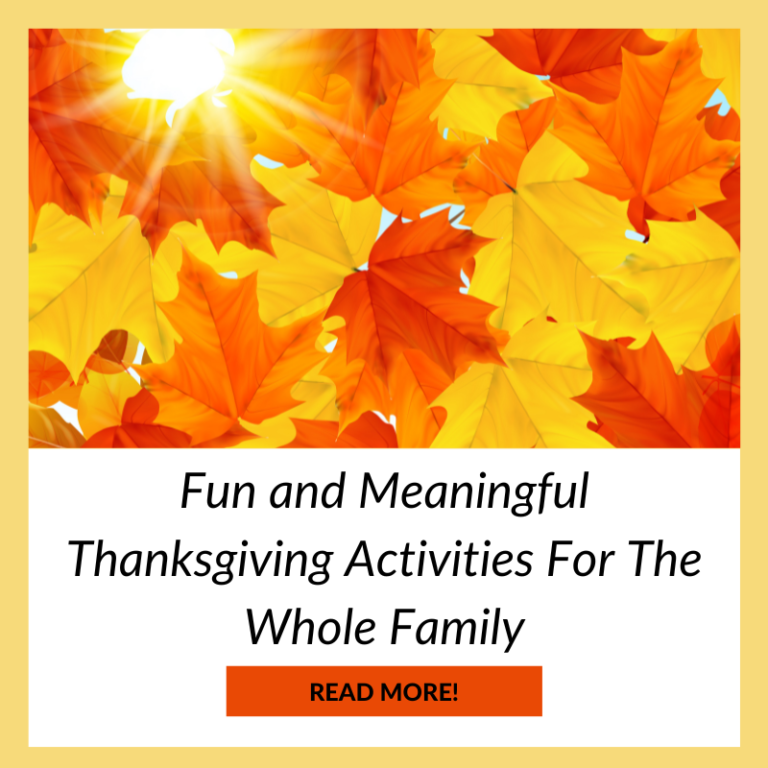 Fun and Meaningful Thanksgiving Activities For The Whole Family | Learn ...