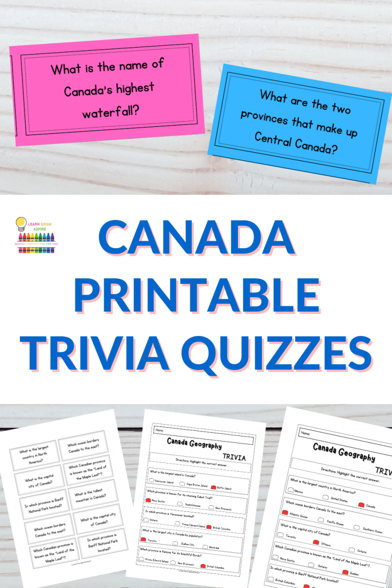 9 Fun Ways To Teach Canadian Geography | Learn Grow Aspire