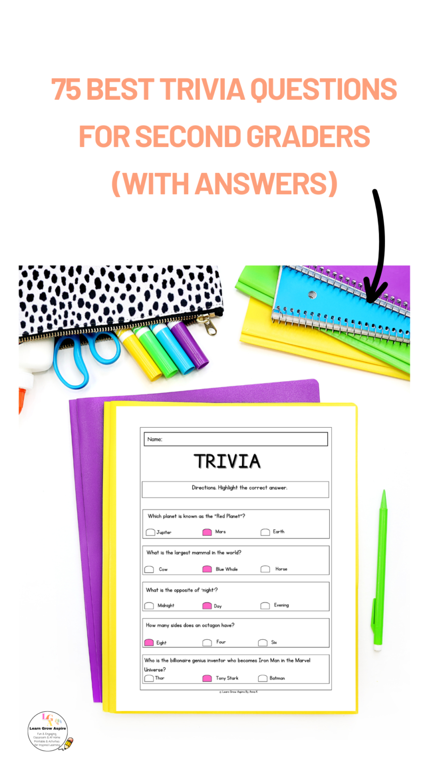 75 Best Trivia Questions for Second Graders (with Answers) | Learn Grow ...