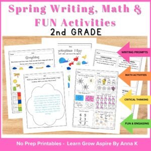 Fun And Engaging Spring Printable Activities For Kids | Learn Grow Aspire