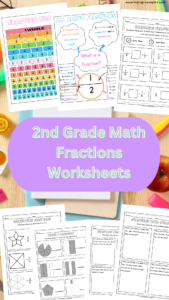2nd Grade Math Fractions Worksheets | Learn Grow Aspire