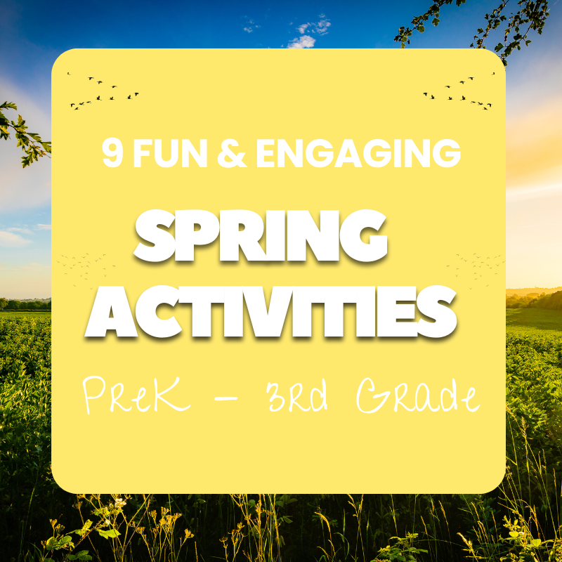 Spring Printable Activities For Kids | Learn Grow Aspire