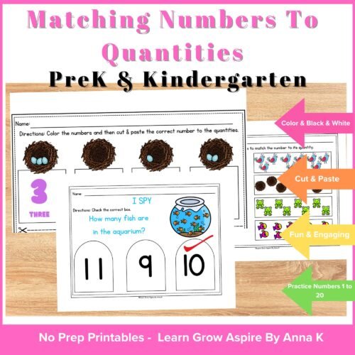 Cut and Paste Activities For First Grade | Learn Grow Aspire