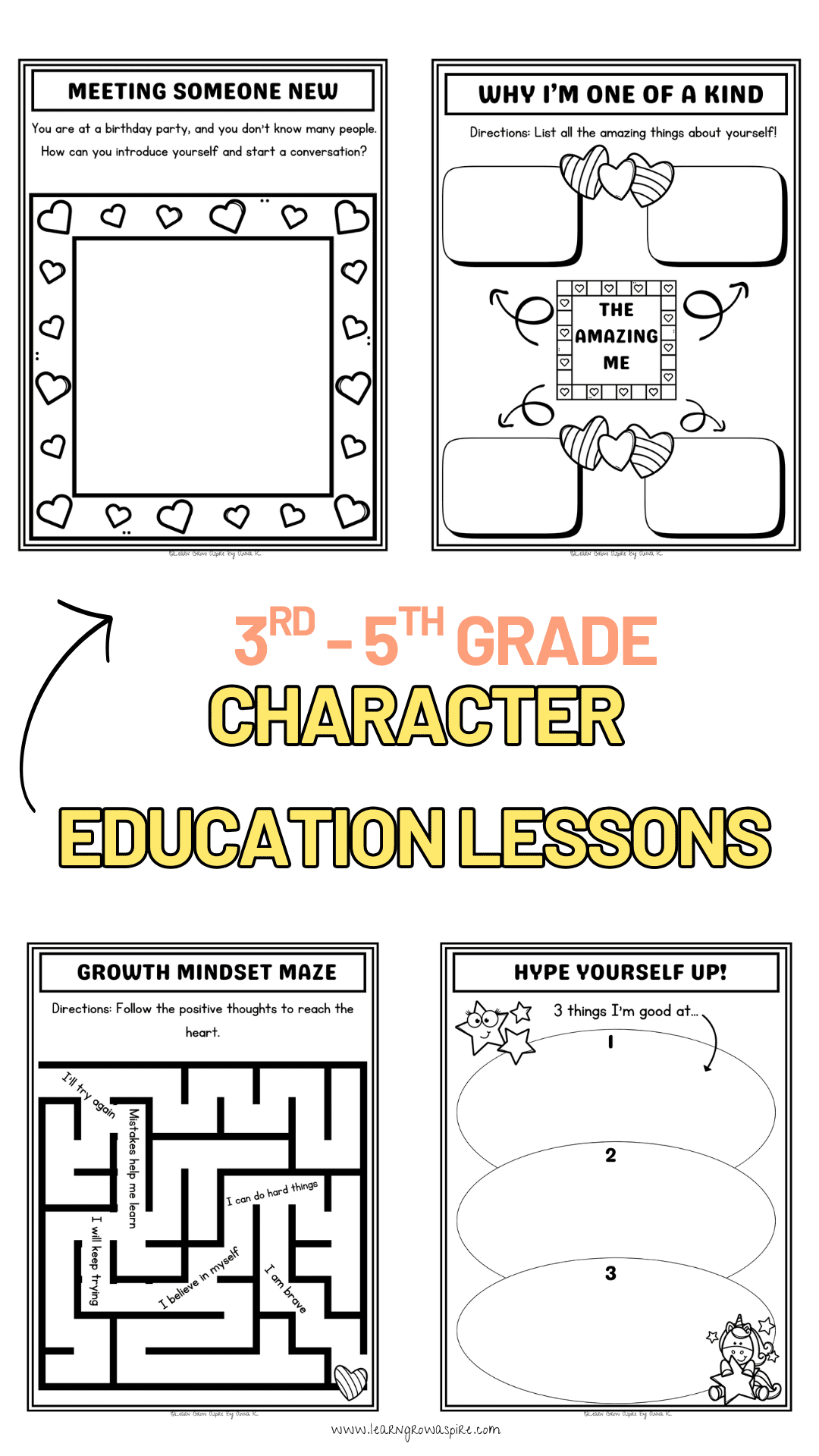 Character Education Lessons For Elementary Kids | Learn Grow Aspire