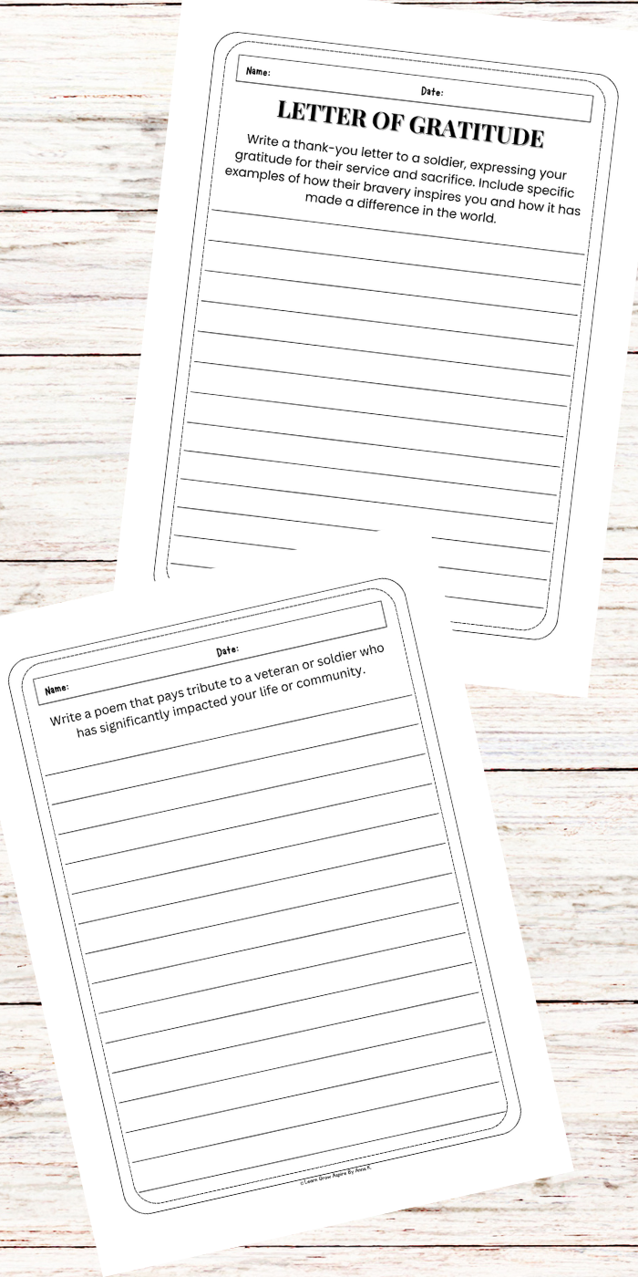 Remembrance Day Activities For Kids | Learn Grow Aspire