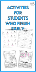 2nd Grade Early Finishers Activities | Learn Grow Aspire