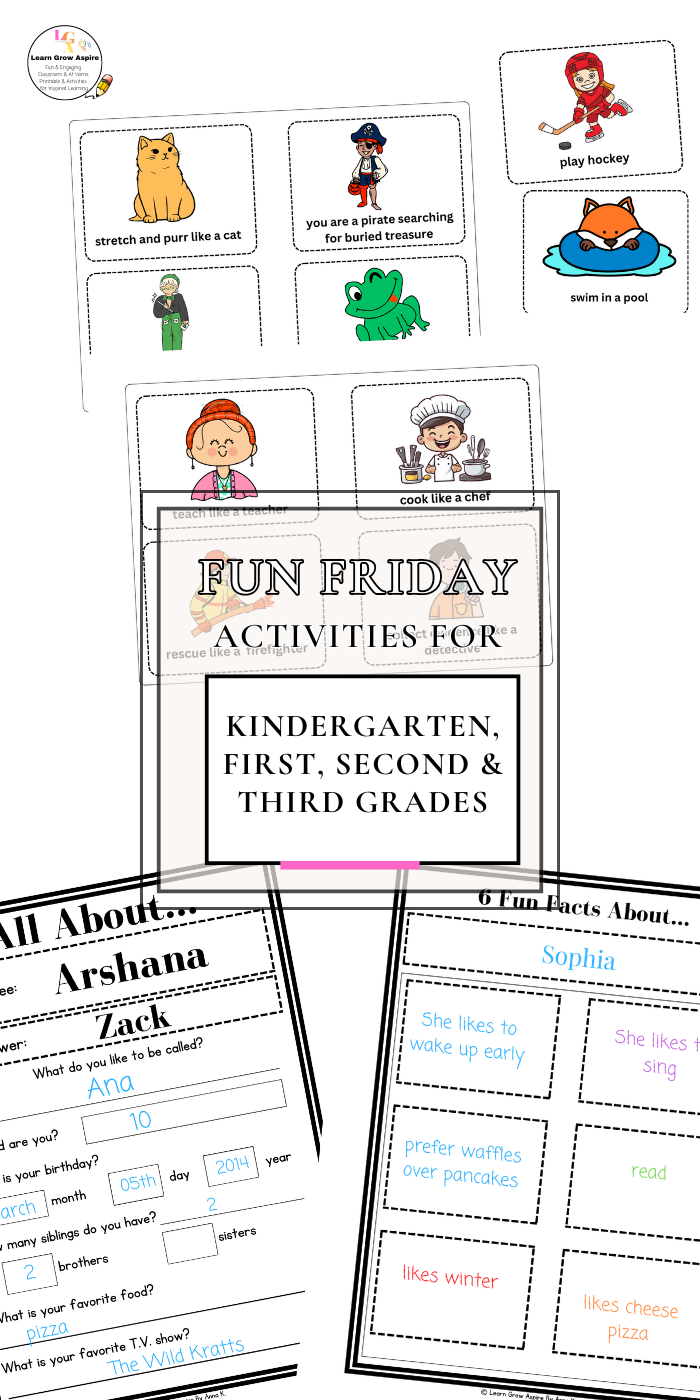 Fun Friday Activities And Classroom Ideas | Learn Grow Aspire