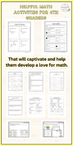 Helpful Math Activities For 4th Graders | Learn Grow Aspire