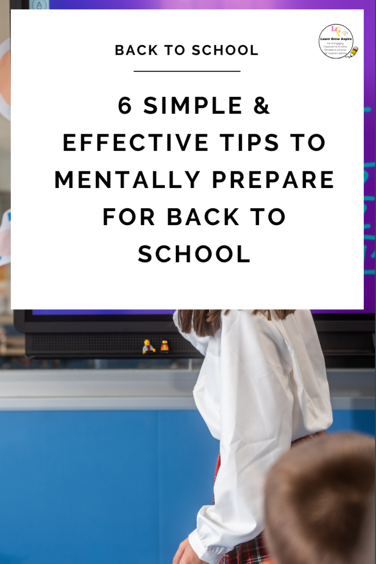 How To Mentally Prepare For Back To School Learn Grow Aspire