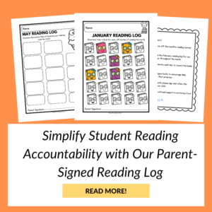 Student Reading Accountability Reading Logs | Learn Grow Aspire