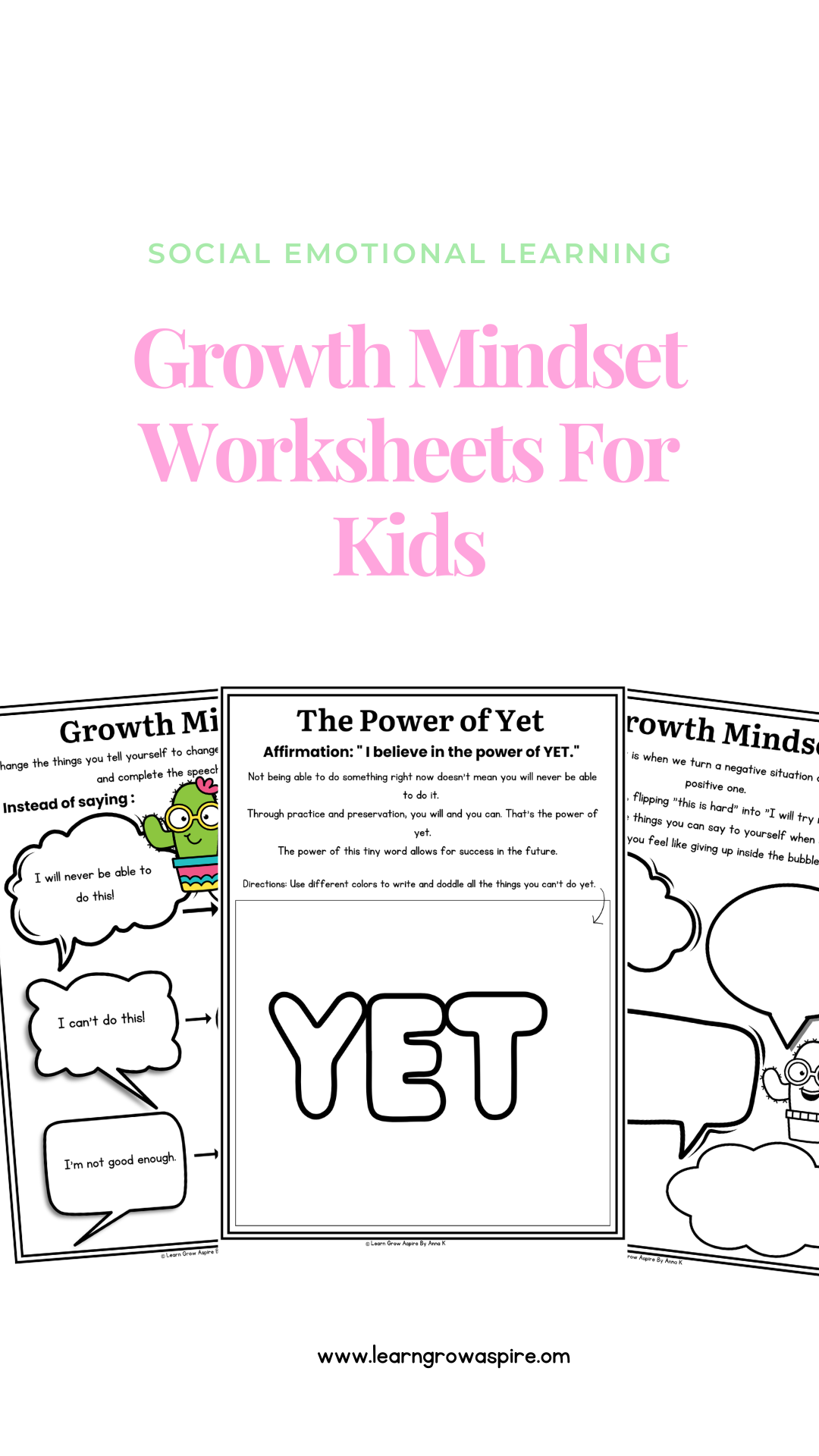 Activities To Foster A Growth Mindset In Kids | Learn Grow Aspire
