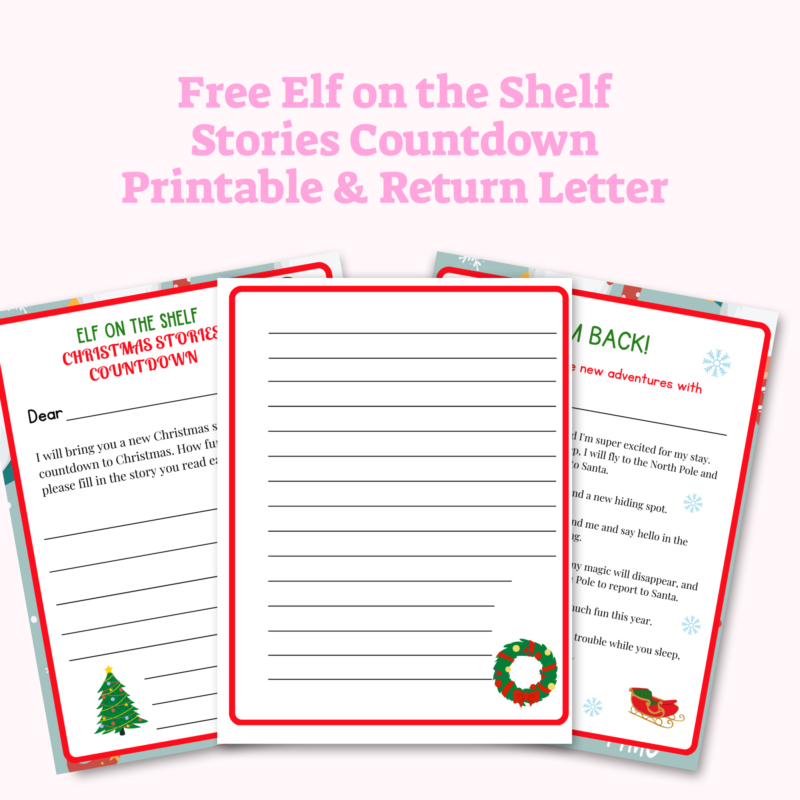 Elf On The Shelf Return Letter Free Printable | Learn Grow Aspire