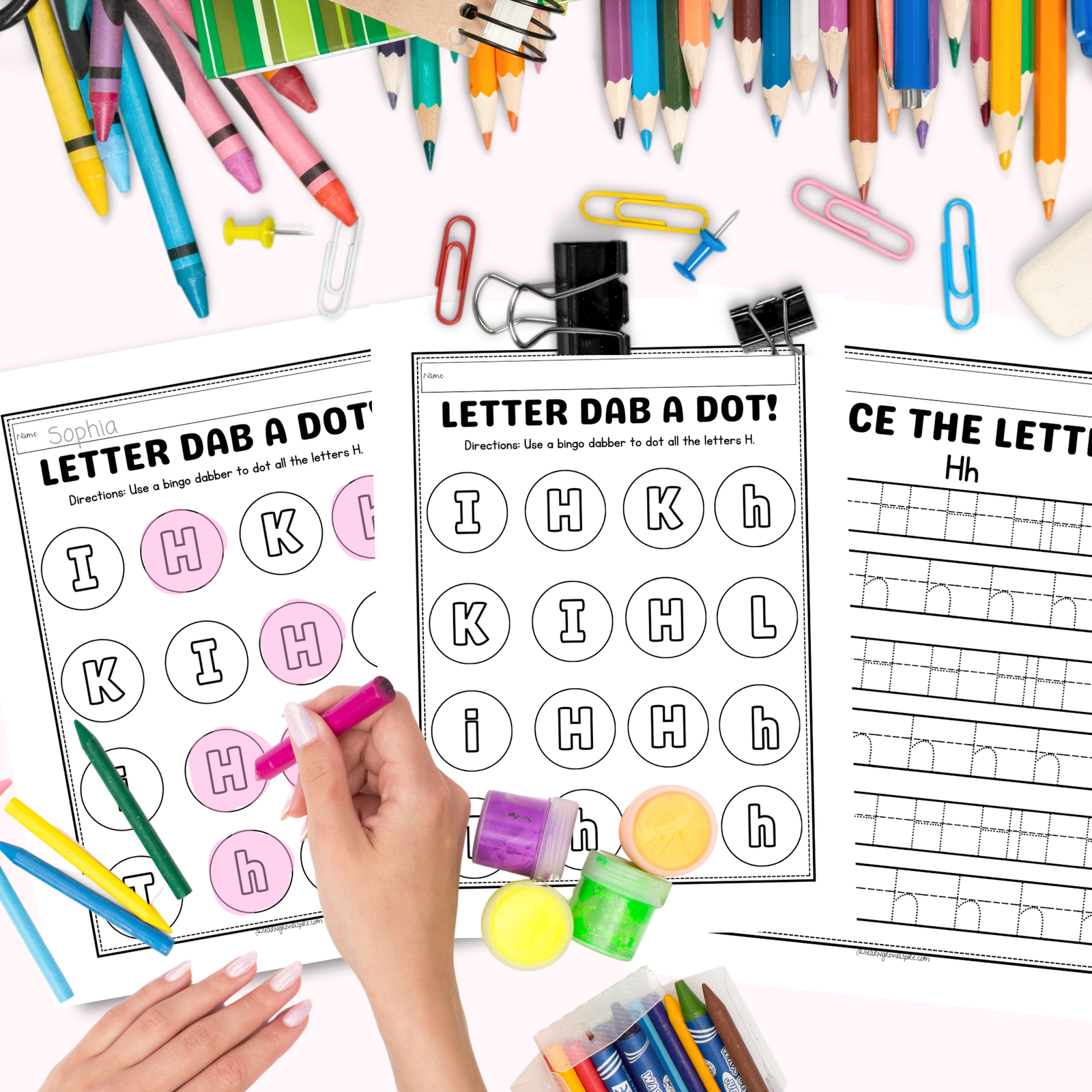 Free Preschool Letter H Worksheets | Learn Grow Aspire