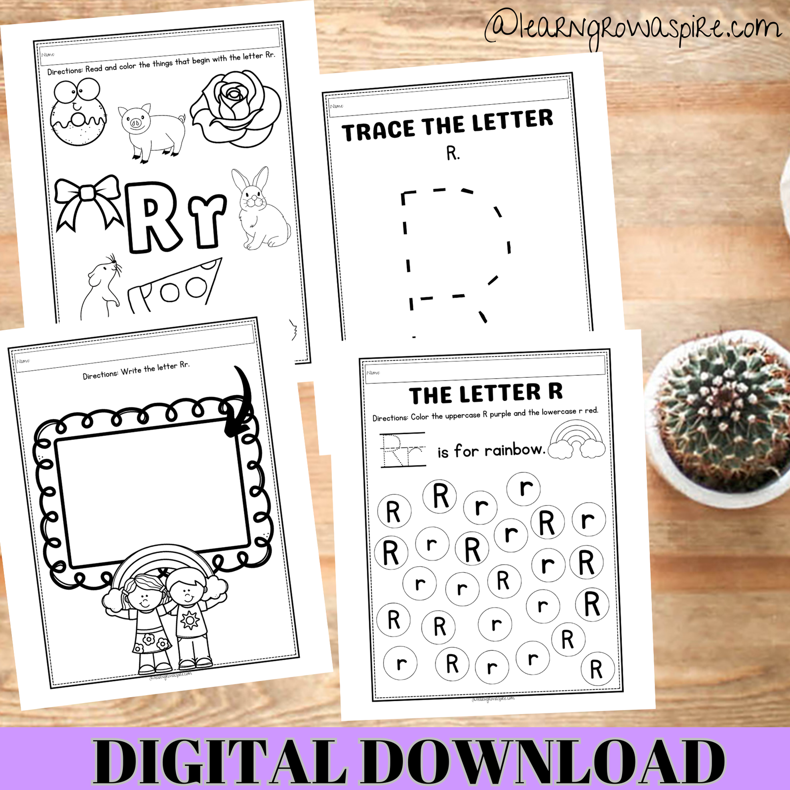 Letter R Activities For Preschoolers | Learn Grow Aspire
