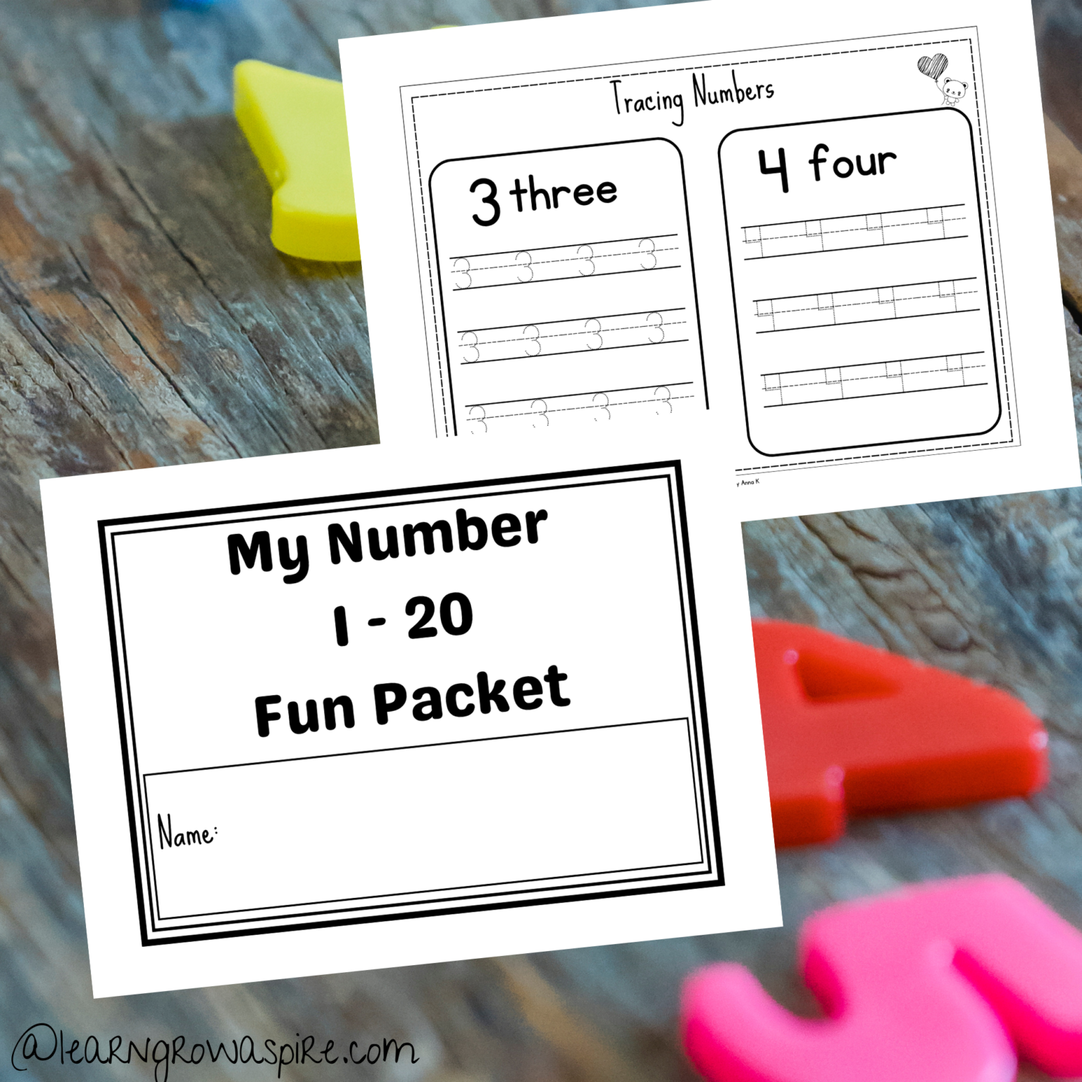 50+ Free Tracing Numbers 1-20 Worksheets | Learn Grow Aspire