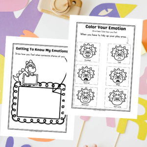 Identifying Emotions For Kids Worksheets | Learn Grow Aspire