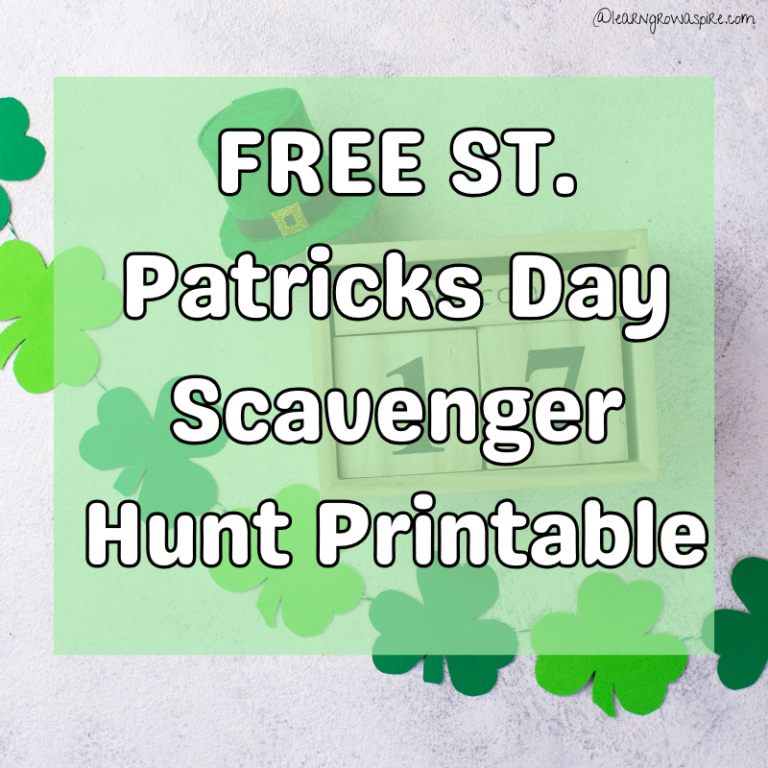 St. Patrick’s Day Scavenger Hunt (FREE Download) | Learn Grow Aspire