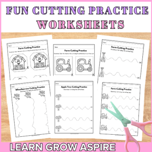 Farm Cutting Practice Worksheets (FREE Download) | Learn Grow Aspire
