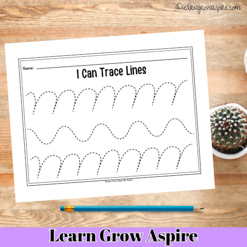 Preschool Tracing Lines Worksheets (FREE Download) | Learn Grow Aspire