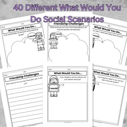 What Would You Do Social Scenarios For Kids