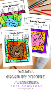 Animal Color By Number Printable (FREE Download) | Learn Grow Aspire