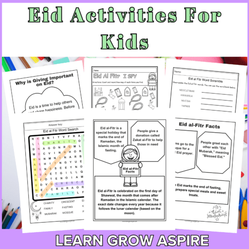 Free Eid al-Fitr Activities For Kids | Learn Grow Aspire