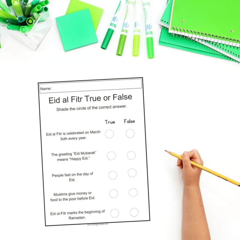 Free Eid al-Fitr Activities For Kids | Learn Grow Aspire