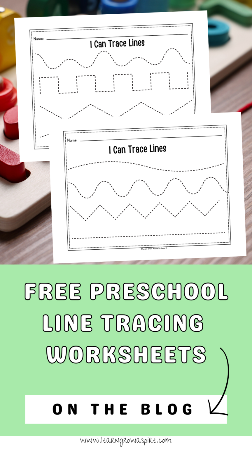 Preschool Tracing Lines Worksheets (FREE Download) | Learn Grow Aspire