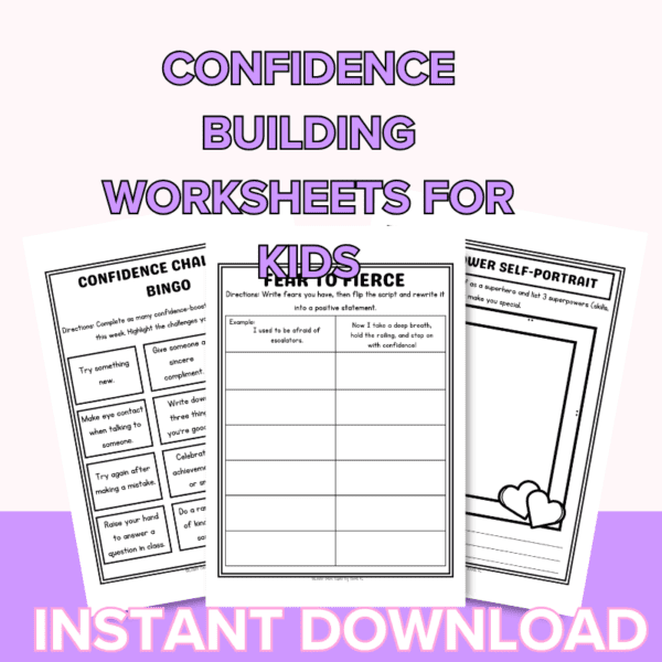 Printable Self-Esteem Activities For Kids | Learn Grow Aspire