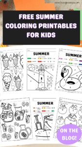 16 Free Printable Summer Coloring Pages For Kids | Learn Grow Aspire
