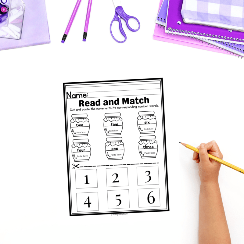 Read And Match Worksheets Free Printable | Learn Grow Aspire