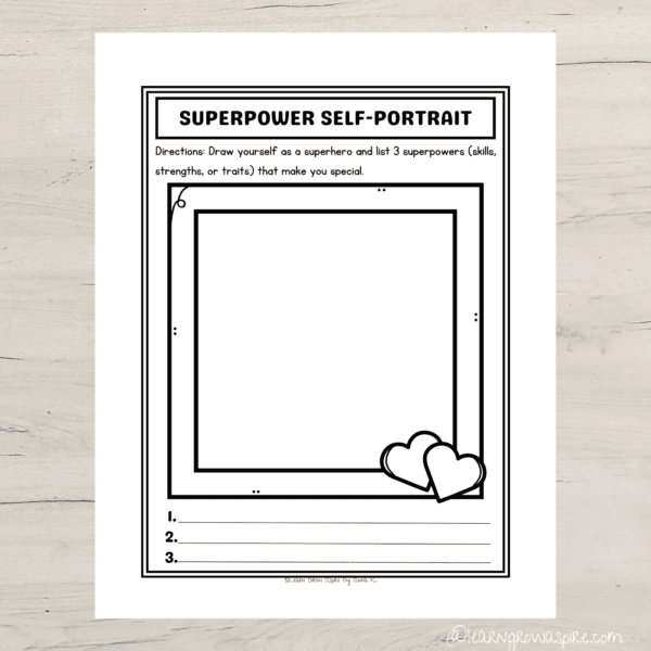 Printable Self-Esteem Activities For Kids | Learn Grow Aspire
