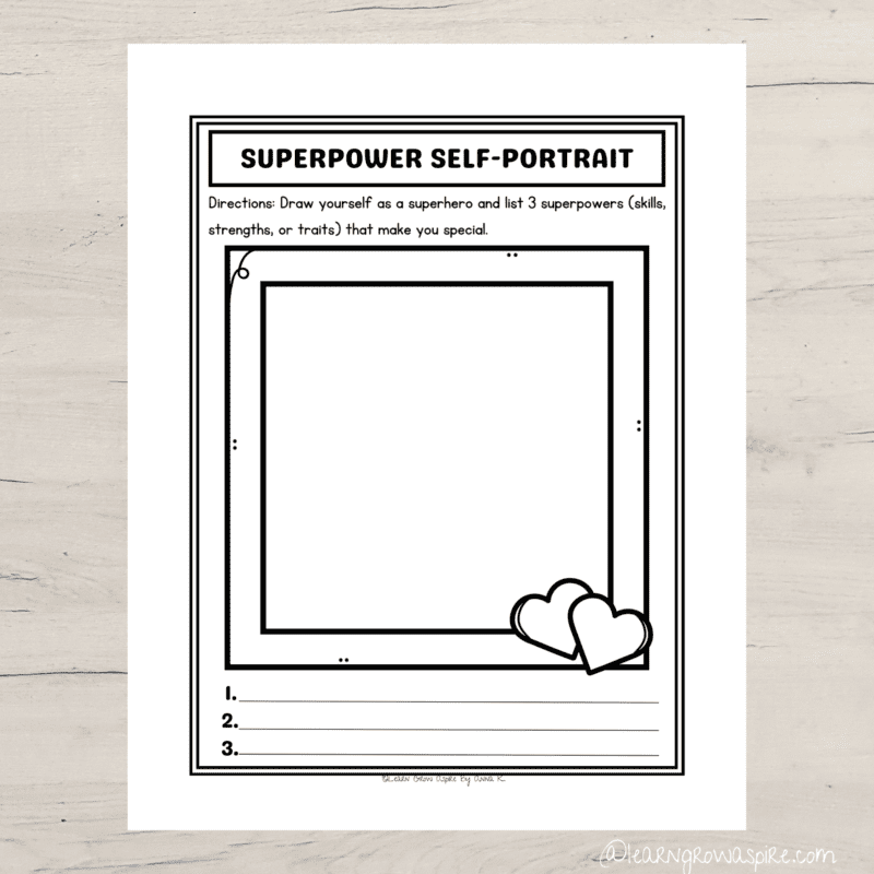 Printable Self-Esteem Activities For Kids | Learn Grow Aspire