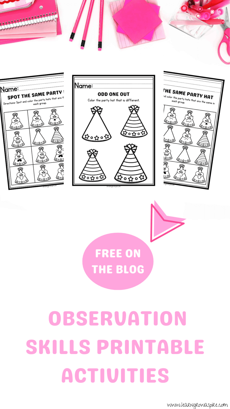 Free Same Objects Worksheets Printables