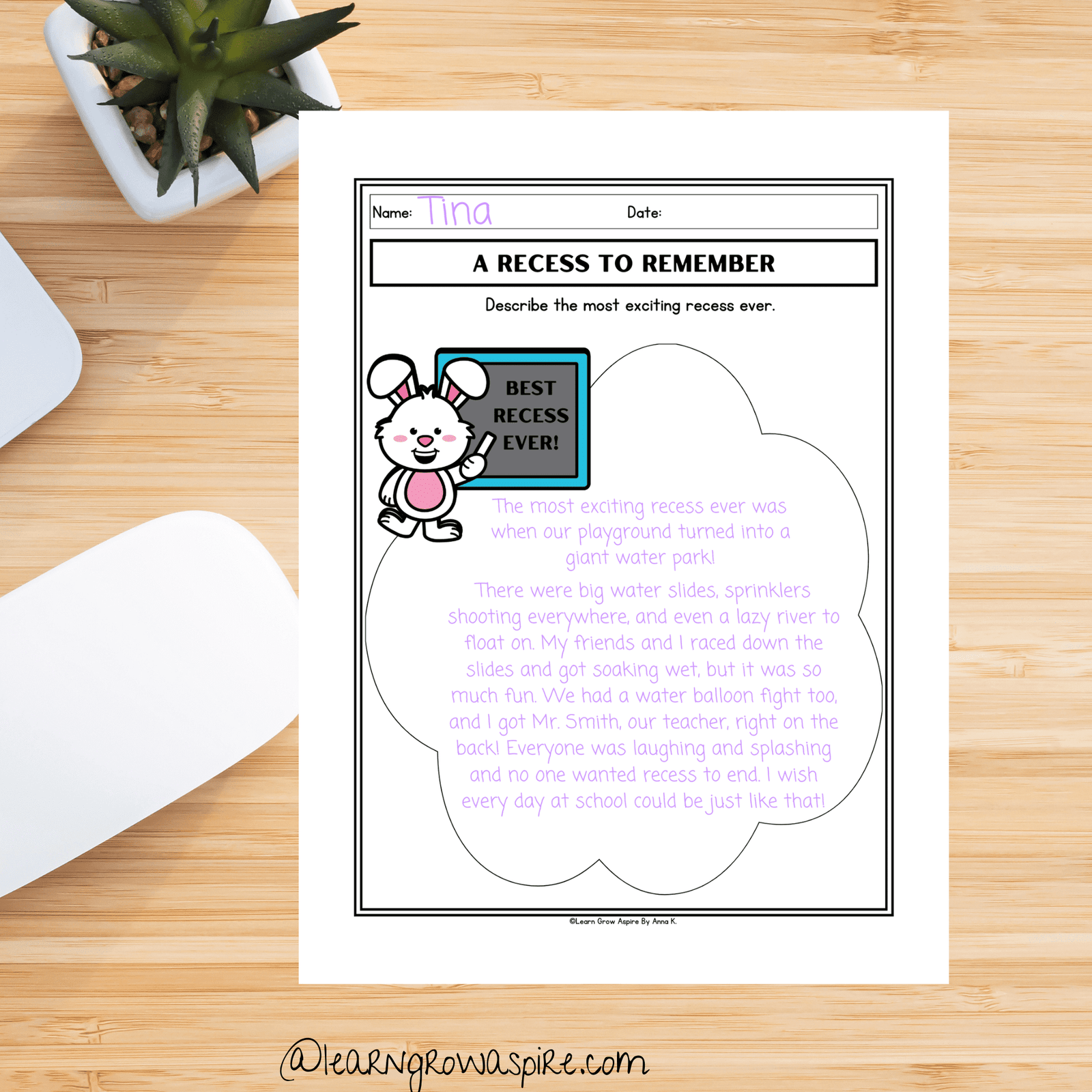 Back To School Writing Prompts For 3rd Grade