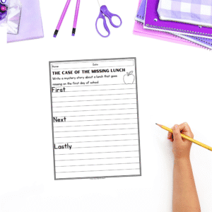 Back To School Writing Prompts For 3rd Grade