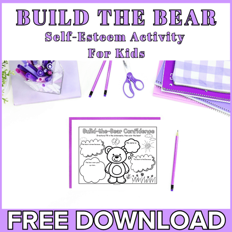 Self Esteem Activities For Kids ( Build The Bear Confidence) | Learn ...