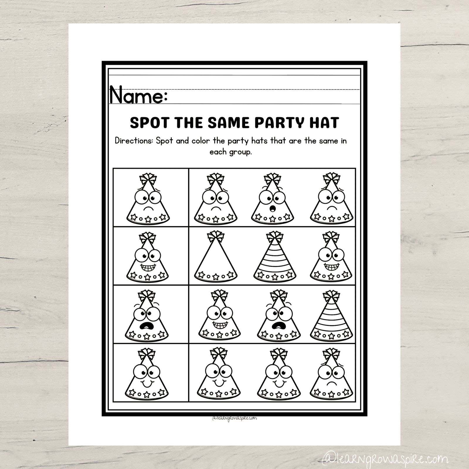 Free Same Objects Worksheets Printables