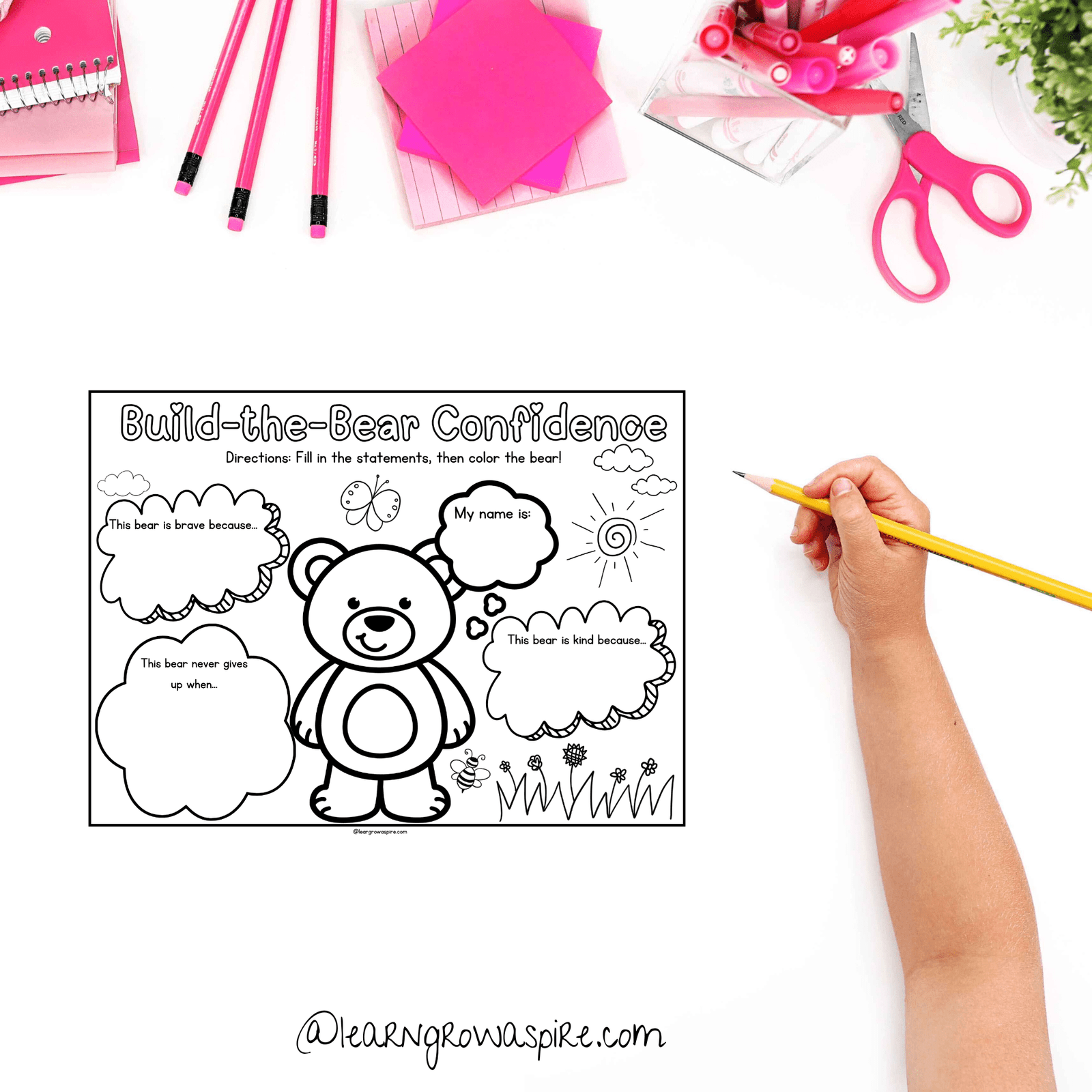 Self Esteem Activities For Kids ( Build The Bear Confidence) | Learn ...