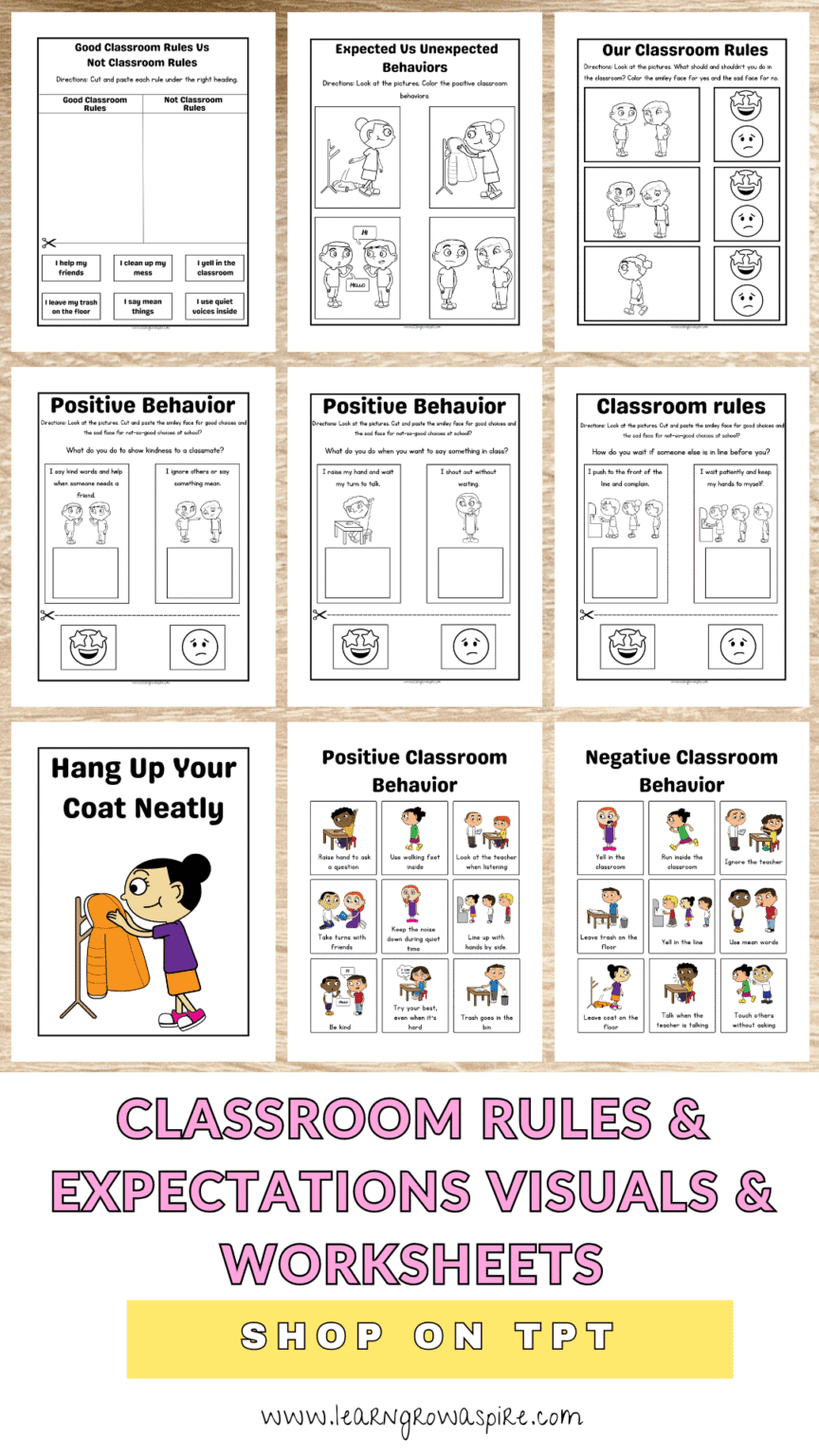 Classroom Rules And Expectations Activities | Learn Grow Aspire