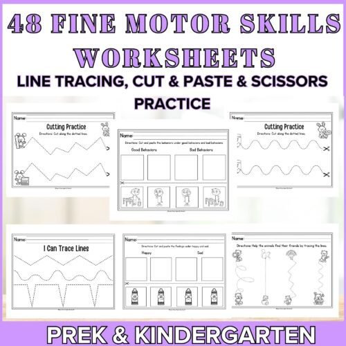 Fine Motor Activities For Preschoolers PDF Printable | Learn Grow Aspire