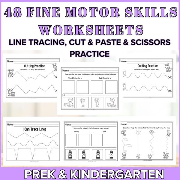 Fine Motor Activities For Preschoolers PDF Printable | Learn Grow Aspire