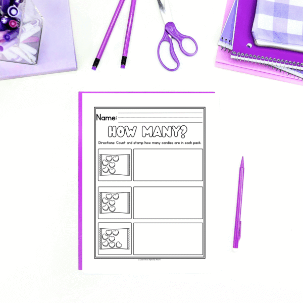 Free Printable Count And Stamp Worksheets (1 - 10) | Learn Grow Aspire