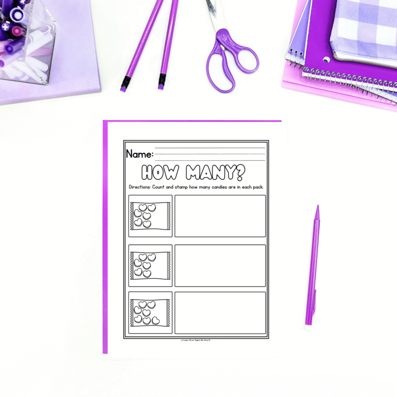 Free Printable Count And Stamp Worksheets (1 - 10) | Learn Grow Aspire