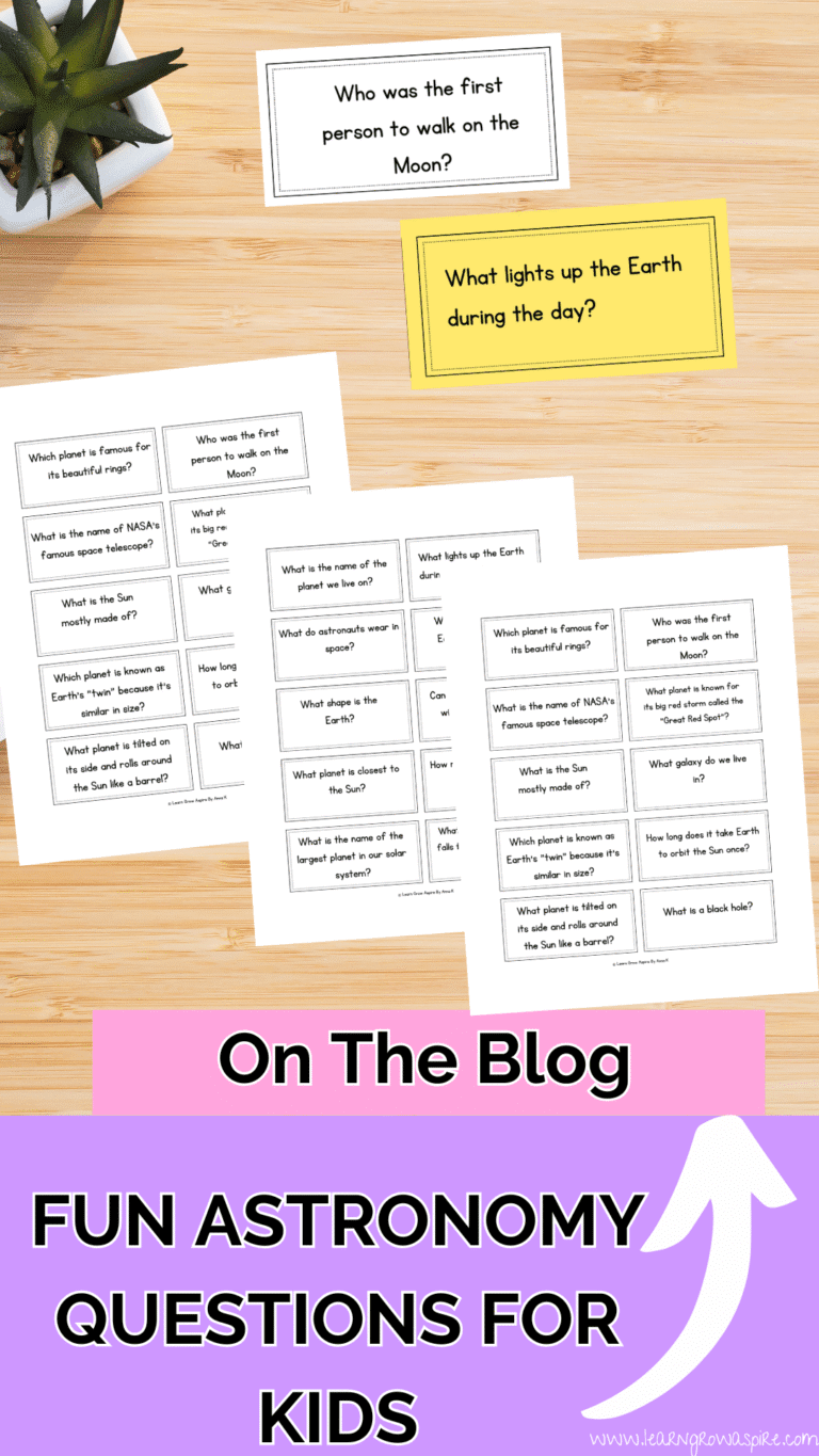 30 Space Trivia Questions And Answers For Kids | Learn Grow Aspire