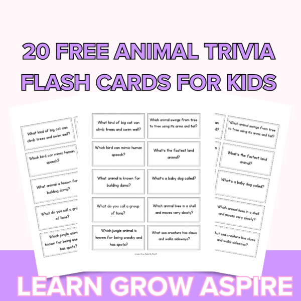 50 Animal Trivia Questions For Kids With Answers | Learn Grow Aspire